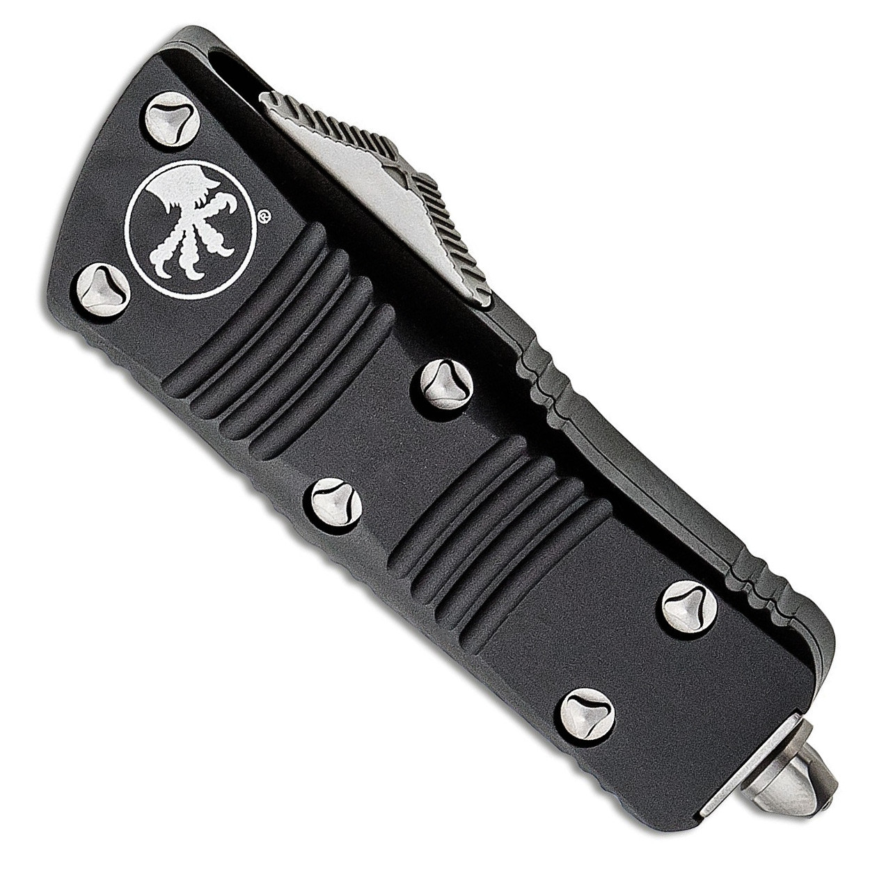 Microtech Mini Troodon D/E Black Stonewash Standard 238-10 | American ...