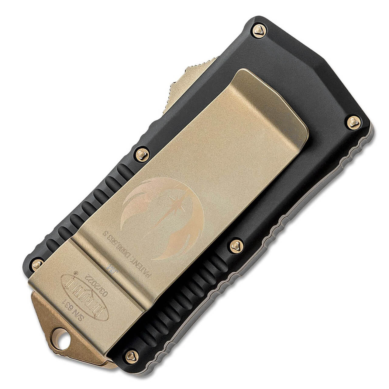 Microtech Exocet OTF Money Clip D/E Jedi Master Green Standard ...