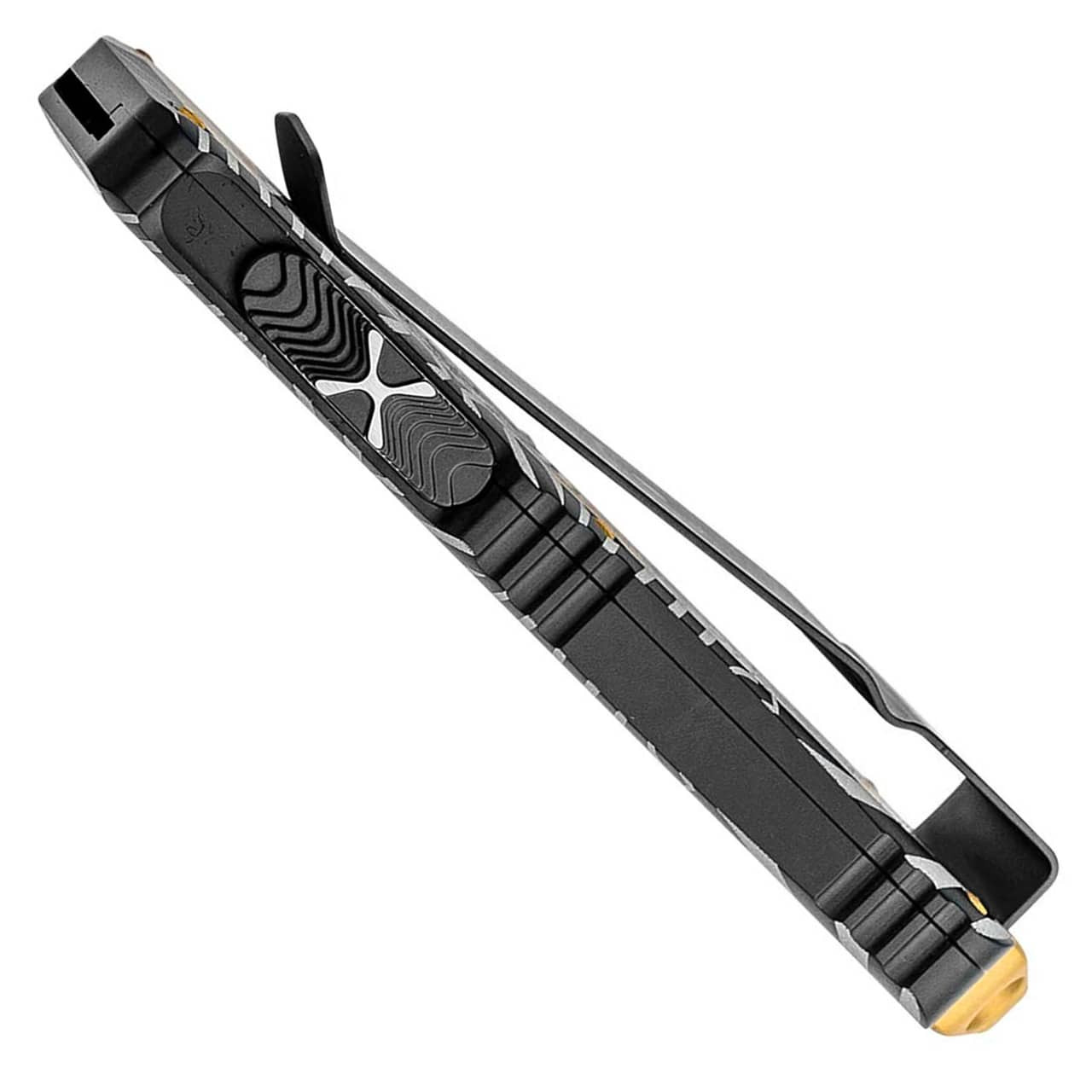 Microtech Exocet OTF Money Clip D/E Source Artwork Two Tone Blade w ...