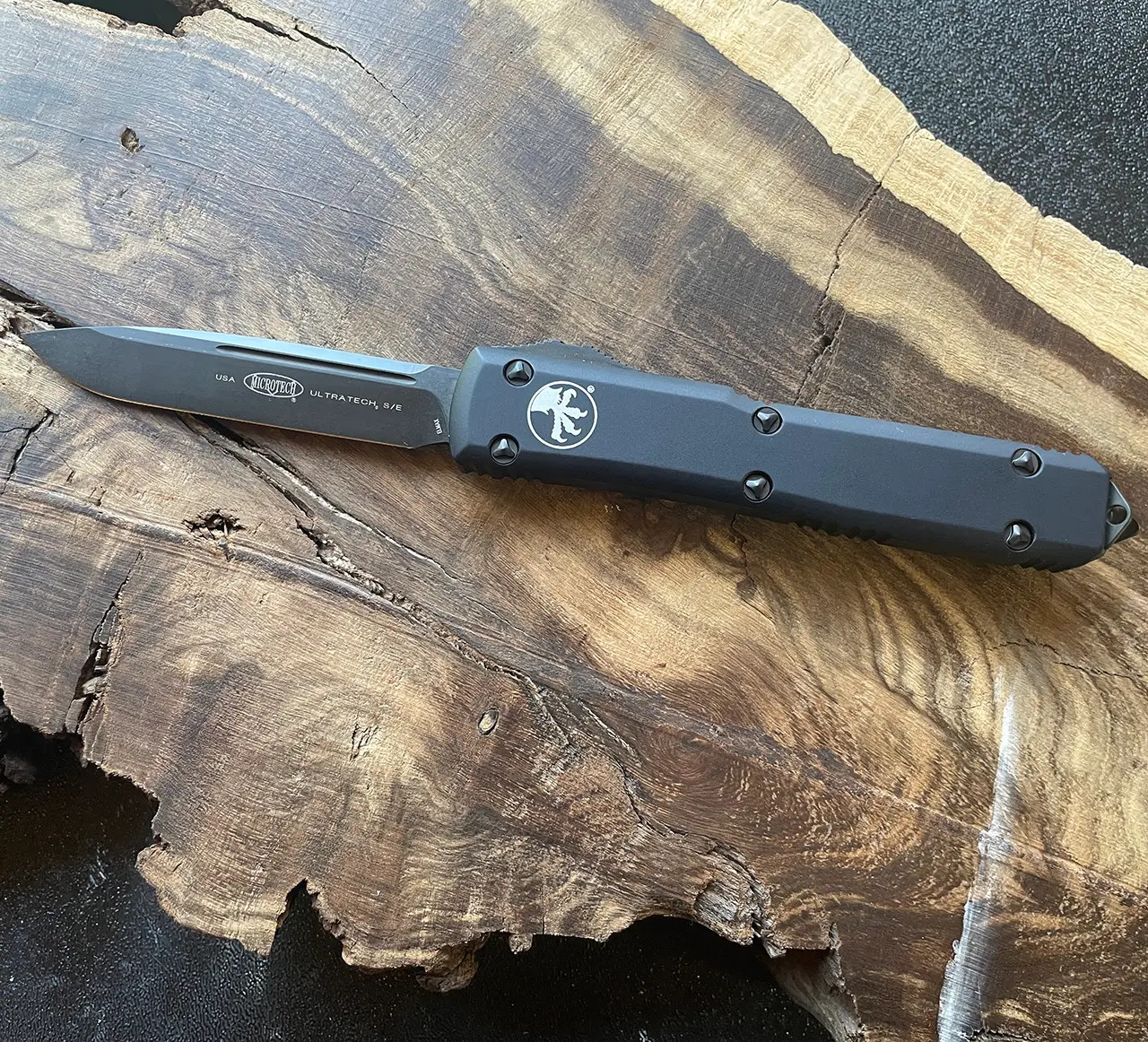 Microtech Ultratech S/E DLC Tactical Standard 121-1DLCT | American Edge ...