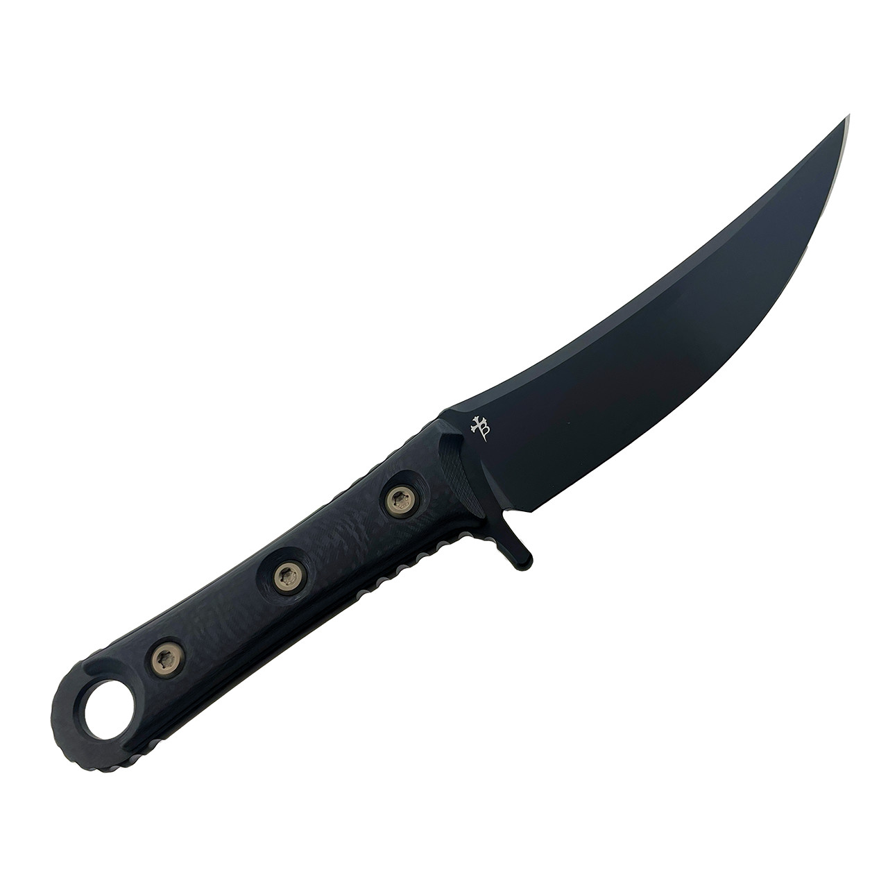 Microtech Borka SBK Fixed Blade Carbon Fiber Handle DLC Standard Blade ...