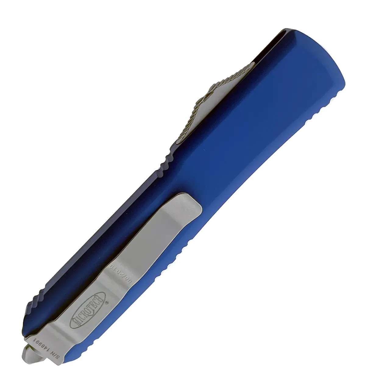 Microtech Ultratech T/E Blue Stonewash Standard 123-10BL | American ...