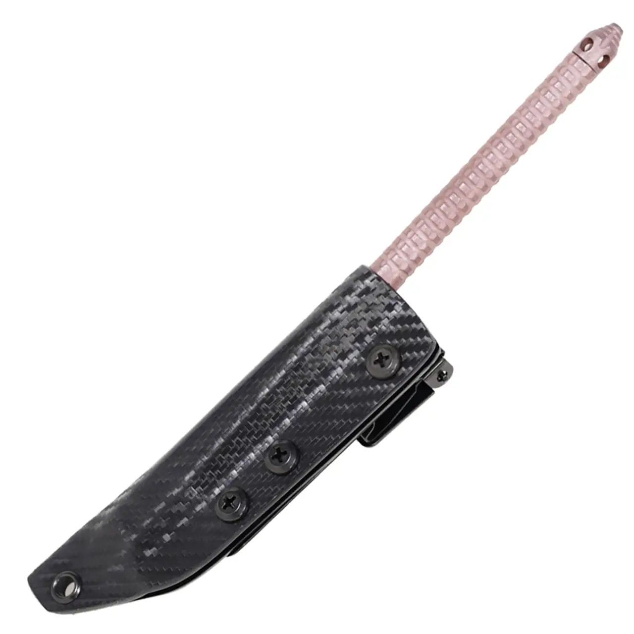 Microtech TAC-P Kubaton Self Defense Tool Stainless Steel Rose Gold PVD ...