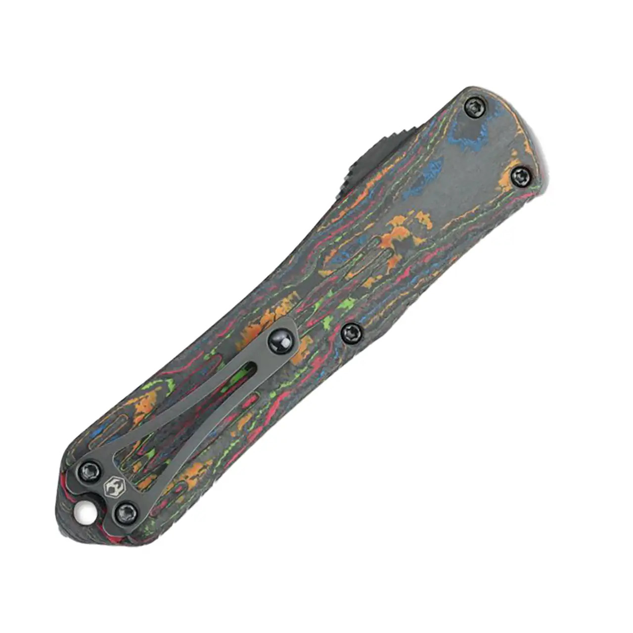 Heretic Knives Manticore E Te Black Handle W Awesome 80s Camo Carbon