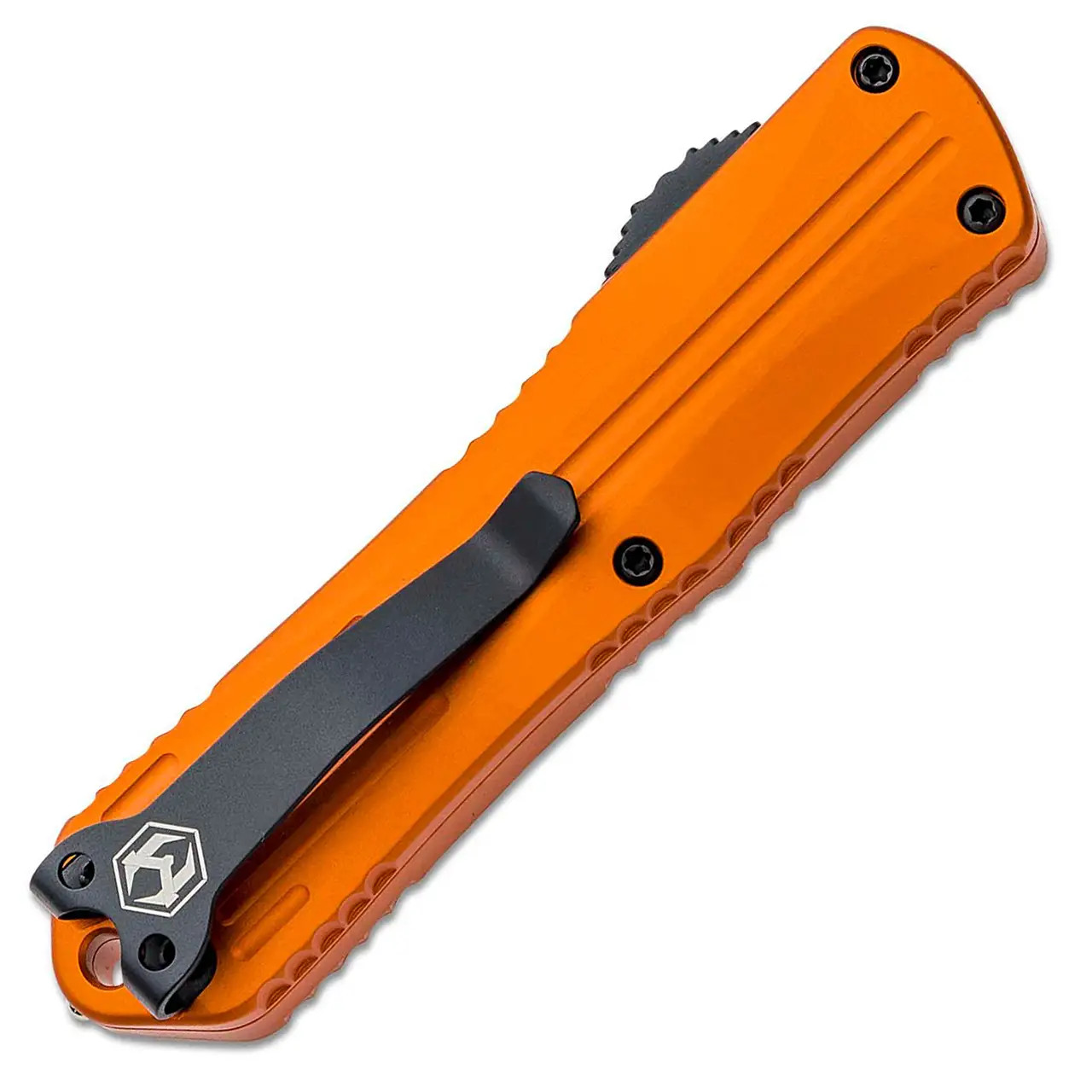 Heretic Knives Manticore E Recurve Orange Handle Black Blade H029 4a