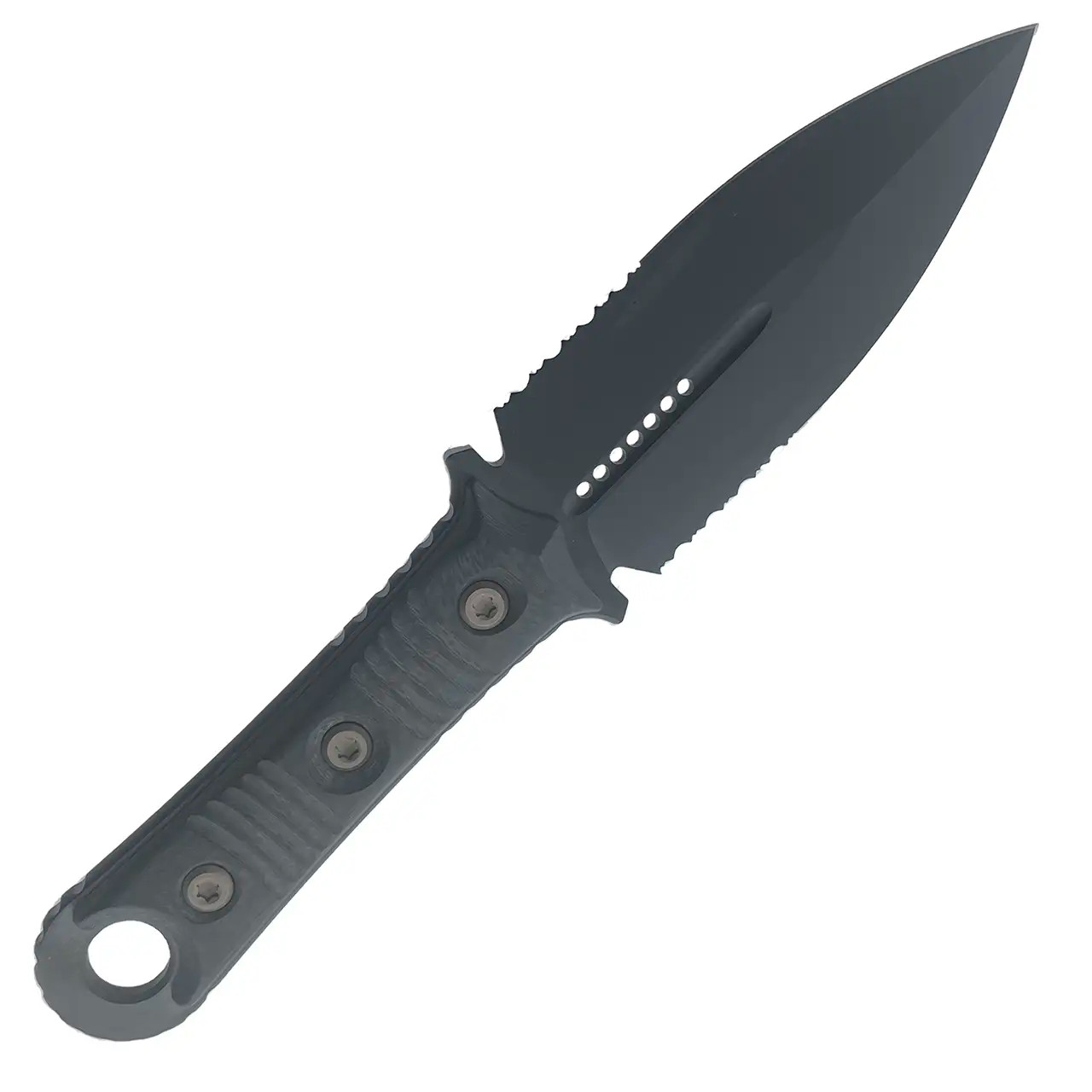 Microtech Borka Sbd Dagger Fixed Blade Carbon Fiber Handle Dlc Serrated