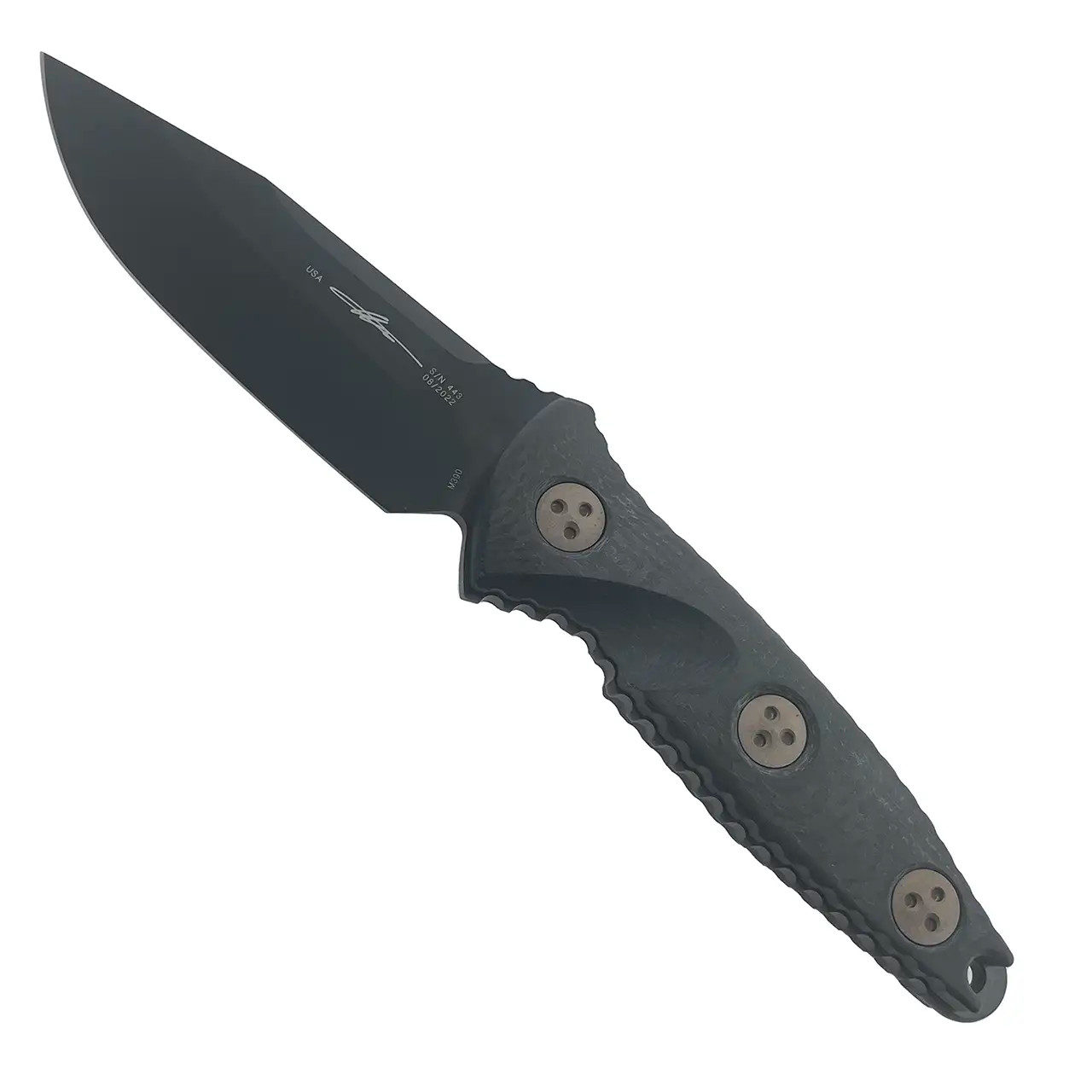 Microtech Socom Alpha Mini S/E Carbon Fiber Handle DLC Standard Blade ...