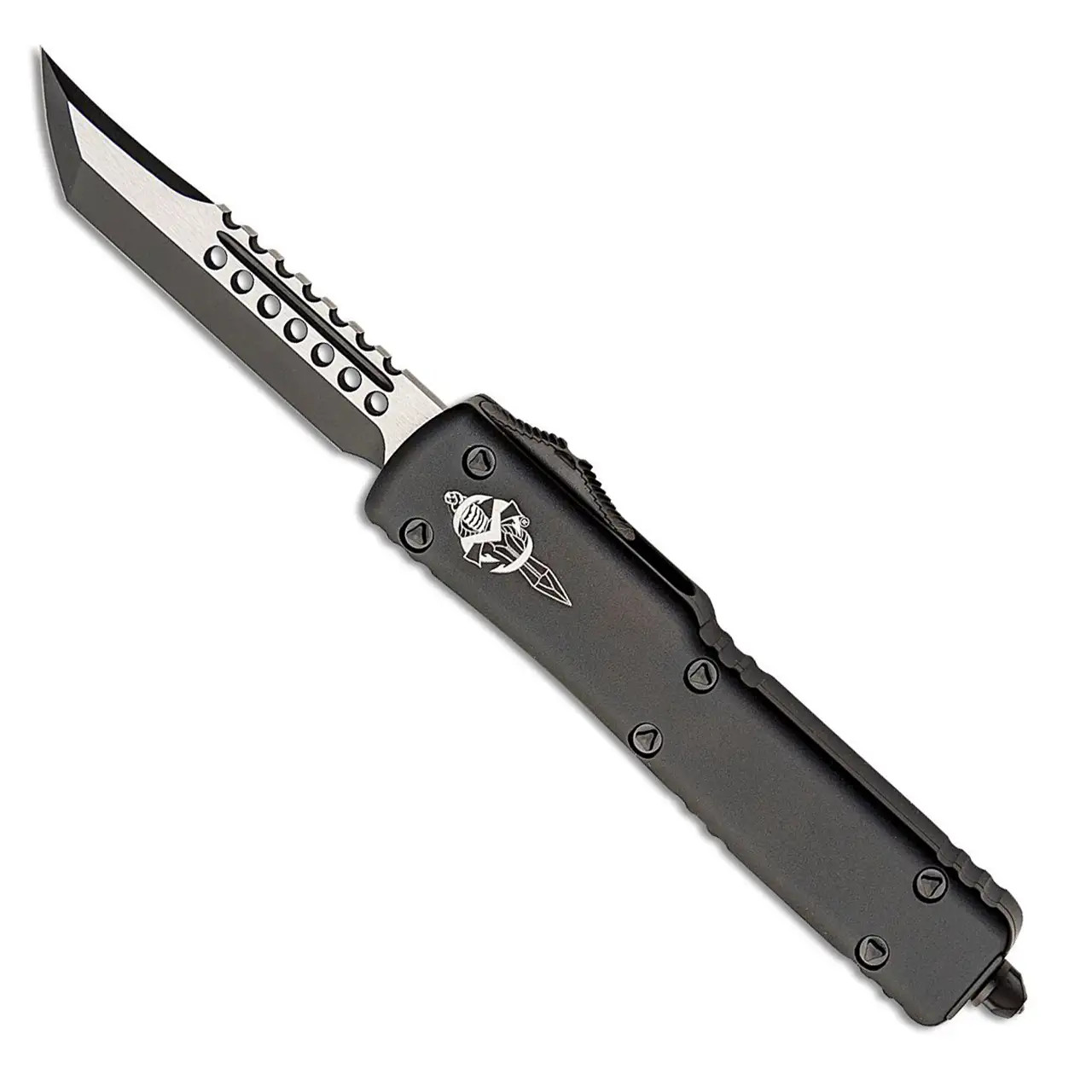 Microtech Utx 70 Se Hellhound Black Tactical Standard Signature Series