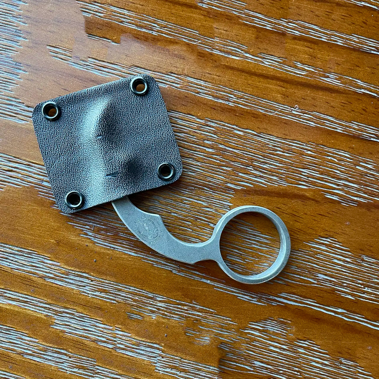 Sniper Bladeworks Custom Mini Karambit Fixed Blade Neck Knife Bead ...