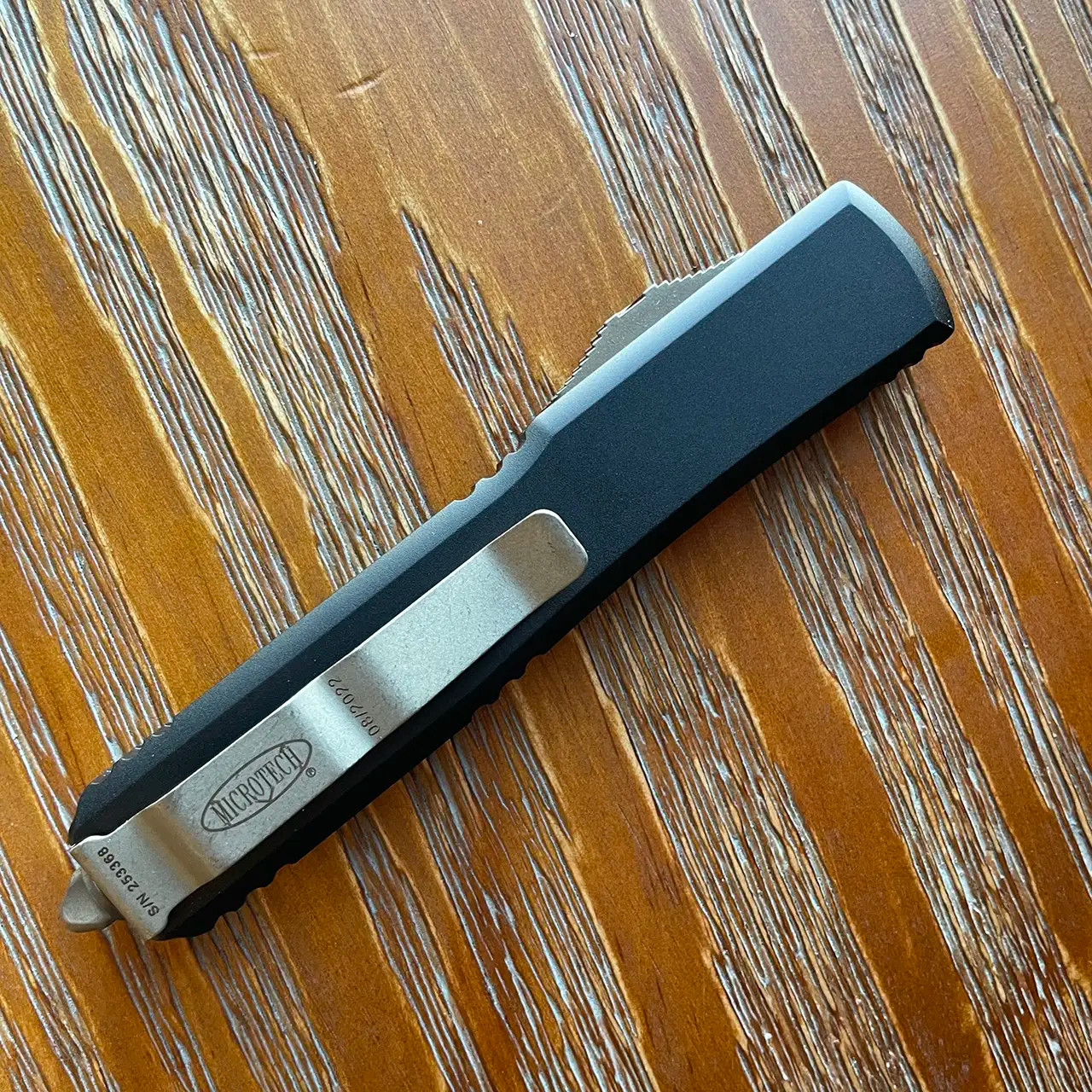 Microtech Ultratech Spartan Black Bronze Apocalyptic Standard 223-13AP ...