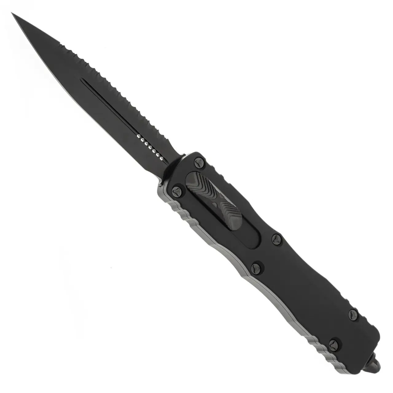 Microtech Dirac De Shadow Dlc Full Serrated Dlc Hardware Signature