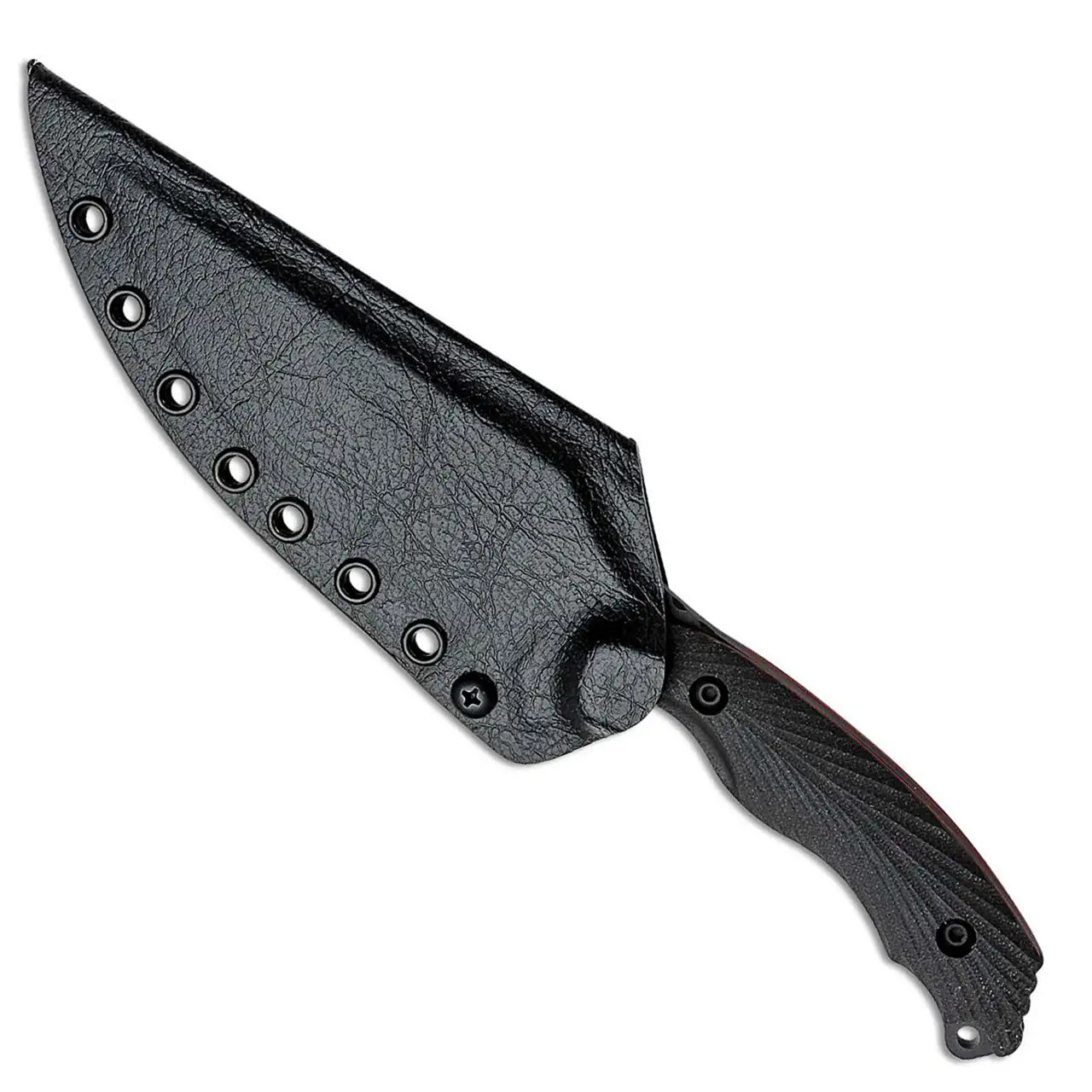 Toor Knives Raven Fixed Blade Shadow Black G-10 Handle Black Blade ...