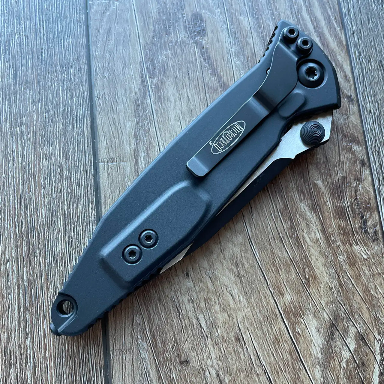 Microtech Socom Elite Manual S/E Tactical Black Serrated 160-2T ...