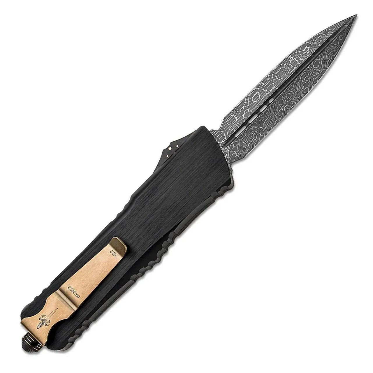 Marfione Custom Combat Troodon De Hefted Black Alloy Handle Vegas