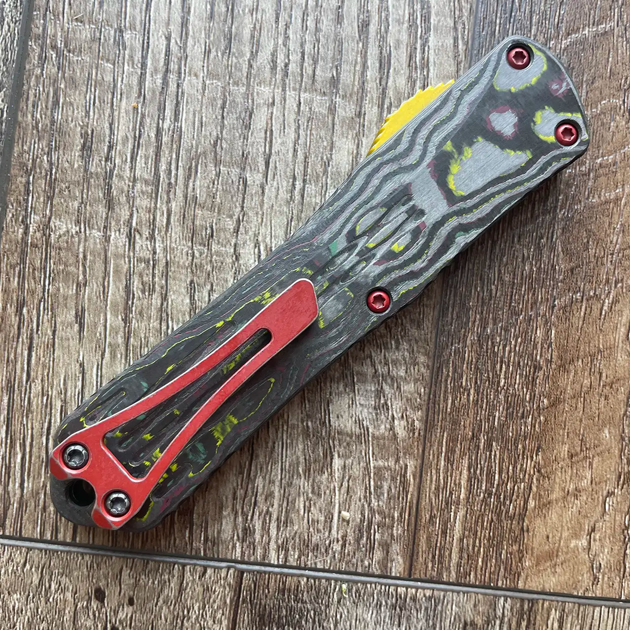 Heretic Knives Manticore E Te Bounty Hunter Black Handle W Camo