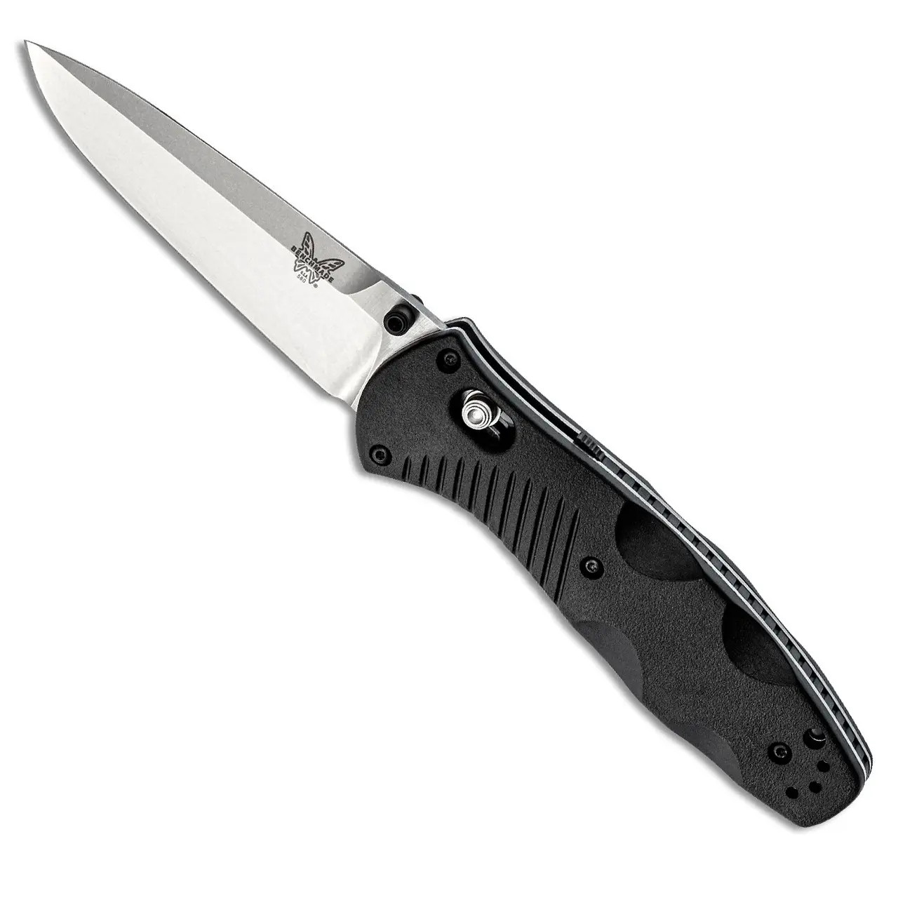 Benchmade Barrage Axis Lock Assisted Black Valox Handle Satin Blade 580 ...
