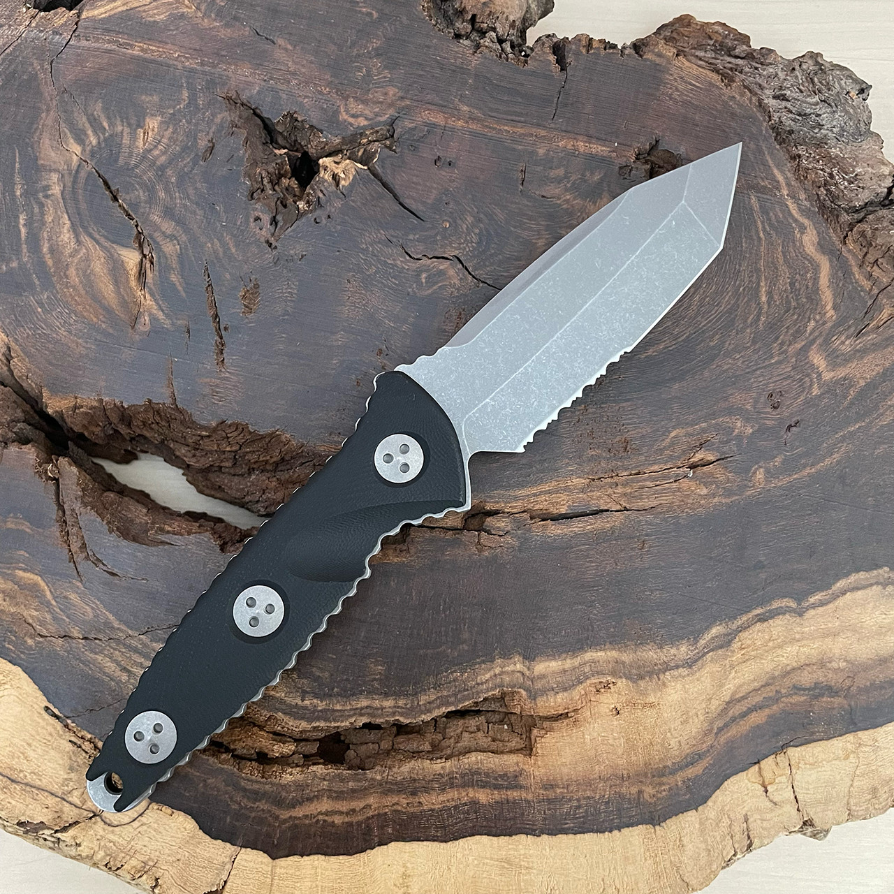 Microtech Socom Alpha Mini T/E Apocalyptic Serrated 114M-11AP ...