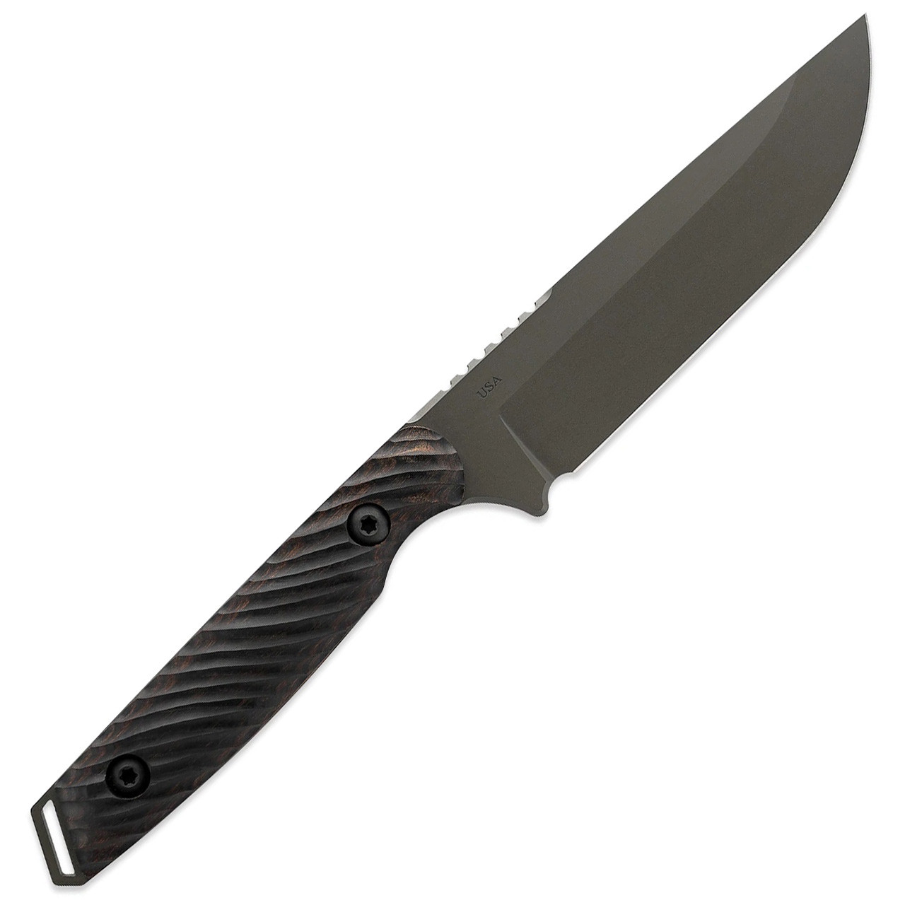 Toor Knives Field 2.0 Fixed Blade Walnut Handle Spanish Moss Blade ...