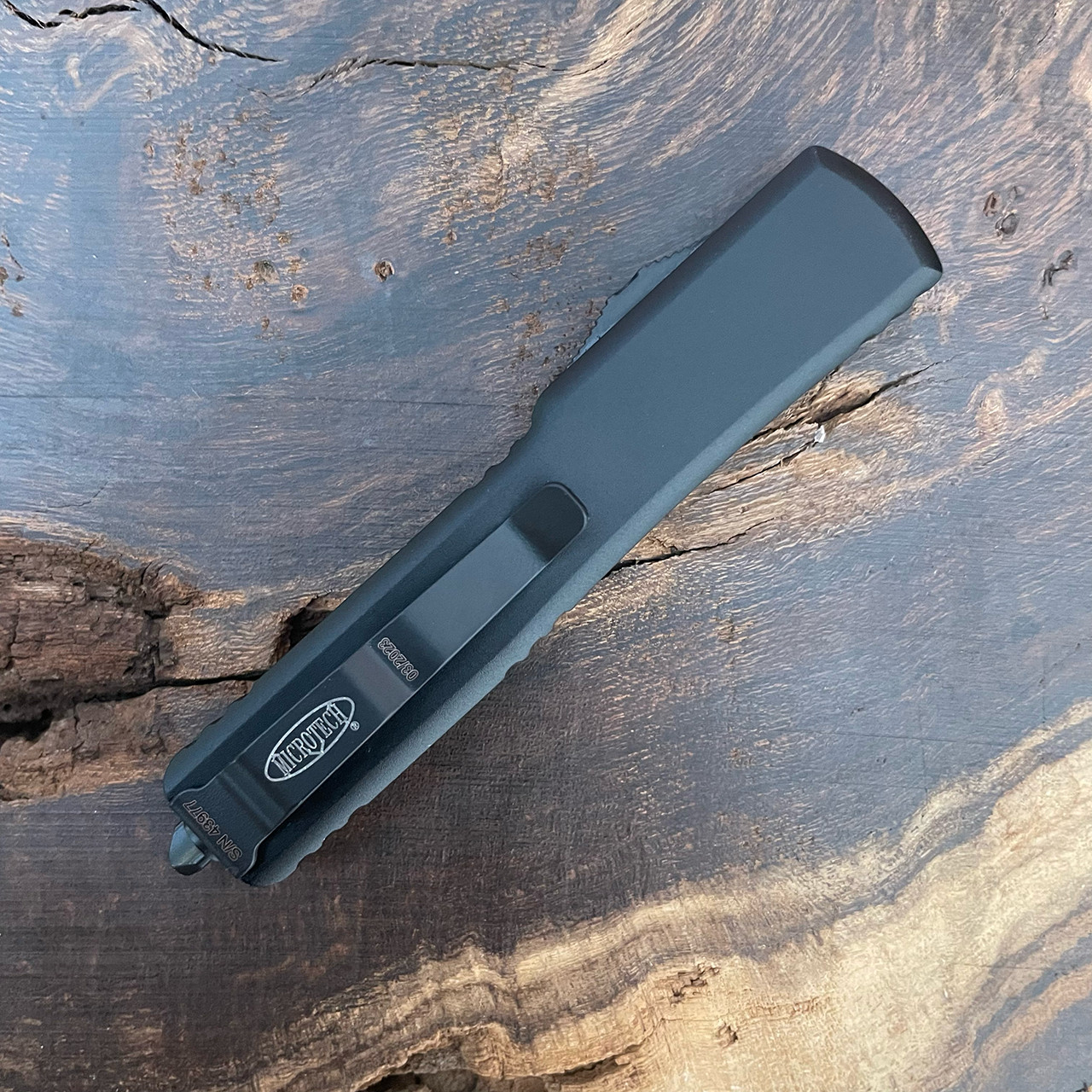 Microtech UTX-70 T/E Black Tactical Handle Black Standard Blade 149-1T ...