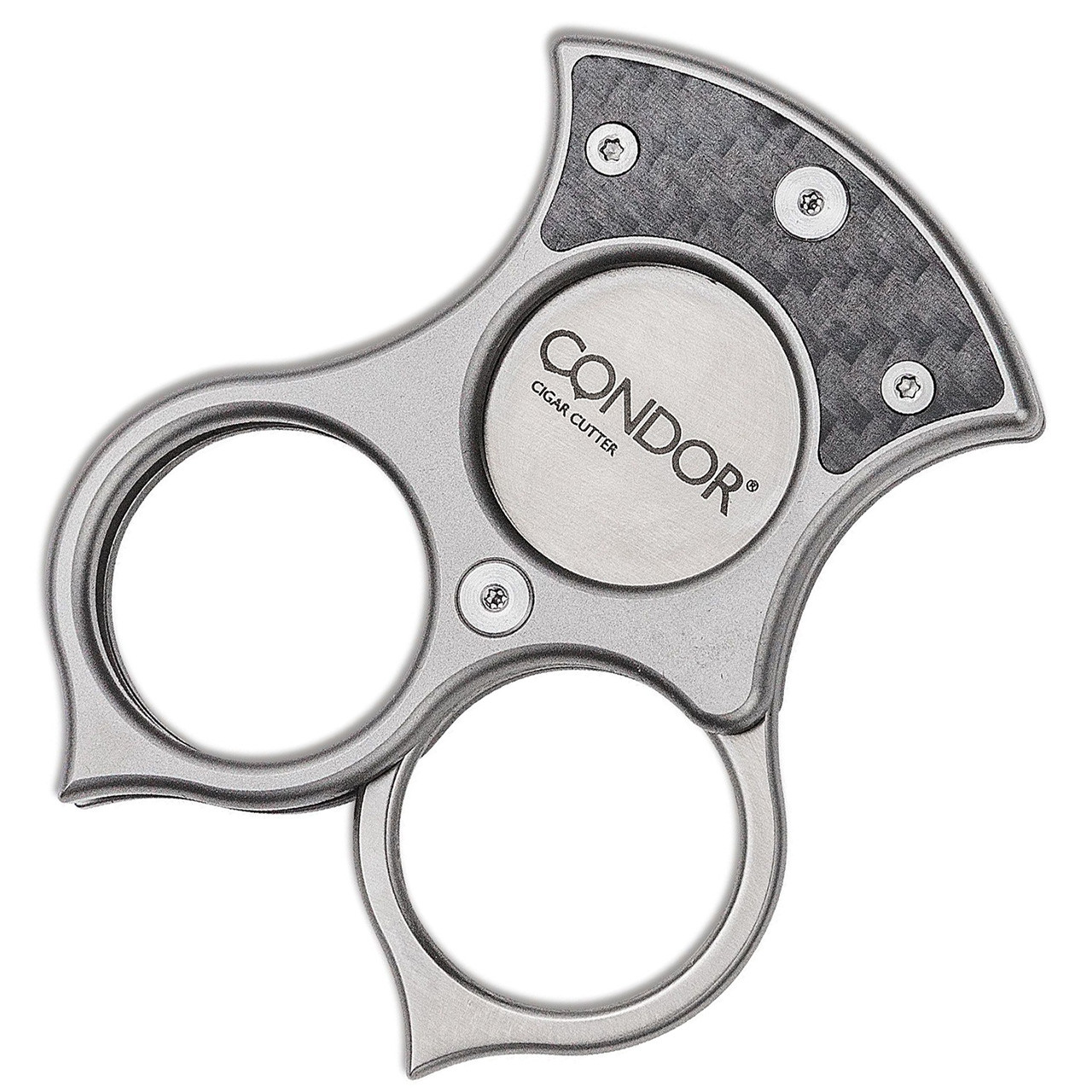 Red Horse Knife Works Condor Cigar Cutter Titanium w/ Carbon Fiber ...