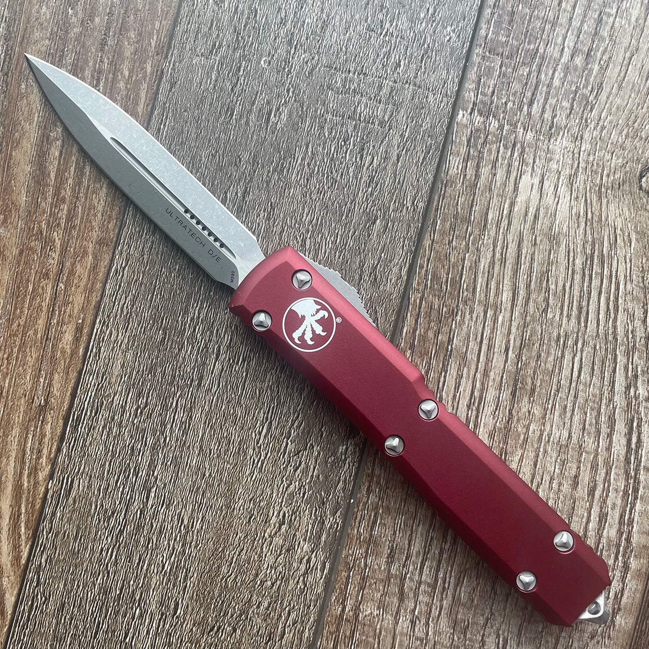 Microtech Ultratech D/E Merlot Handle Apocalyptic Standard Blade 122 ...