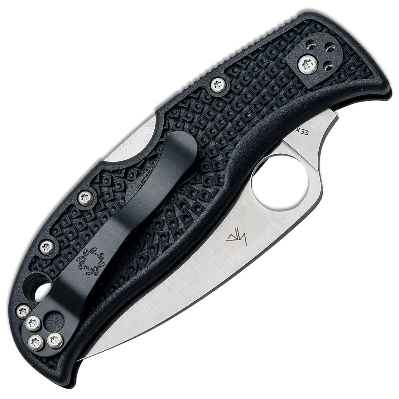 Spyderco Native 5 Salt Lock Back Yellow FRN Handle Satin Magnacut Blade ...