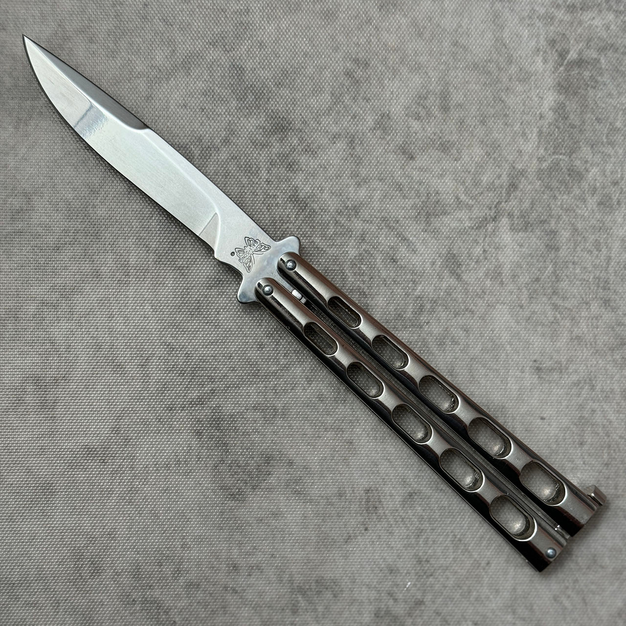 Benchmade Balisong Model 239 Weehawk Butterfly Polished Zanak Handle ...