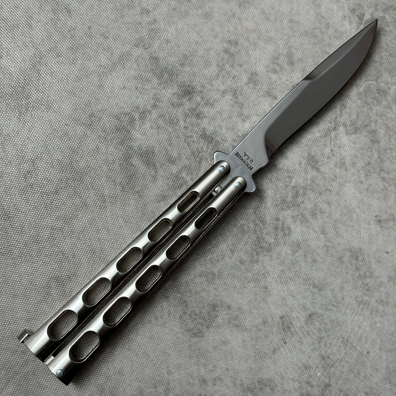 Benchmade Balisong Model 239 Weehawk Butterfly Polished Zanak Handle ...
