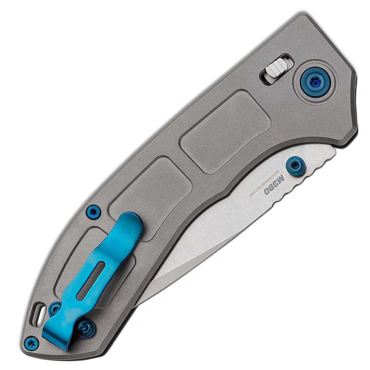 Benchmade Narrows Axis Lock Titanium Handle Satin M390 Blade 748 ...
