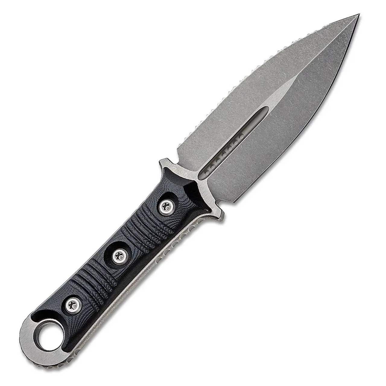 Microtech Borka SBD Dagger Fixed Blade Black G-10 Apocalyptic Full ...