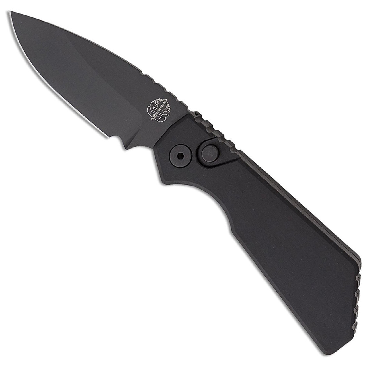 Pro Tech Strider Pt Auto Solid Black Handle Dlc Magnacut Blade Pt203
