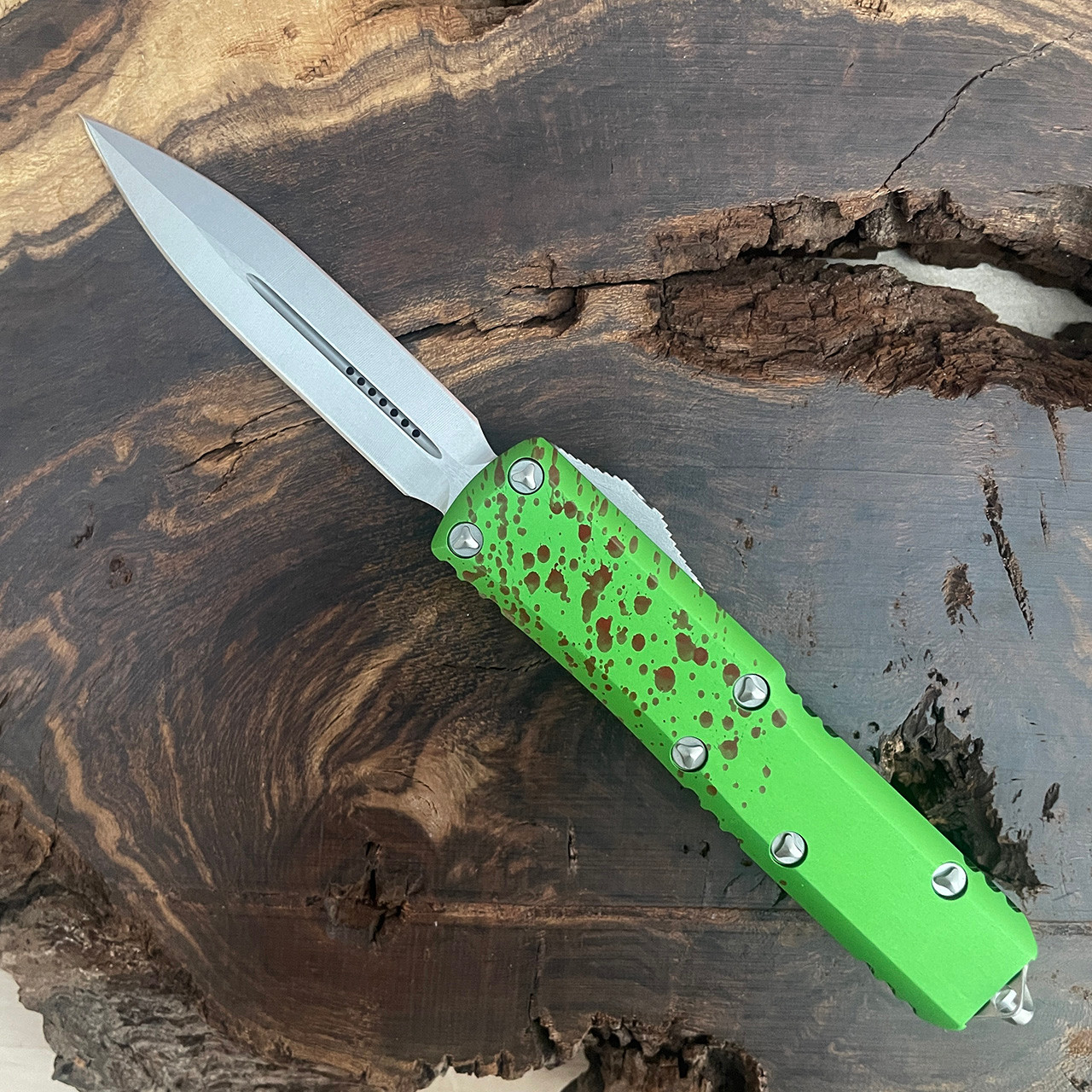 Microtech UTX-85 D/E Zombietech Stonewash Standard 232-10Z | American ...