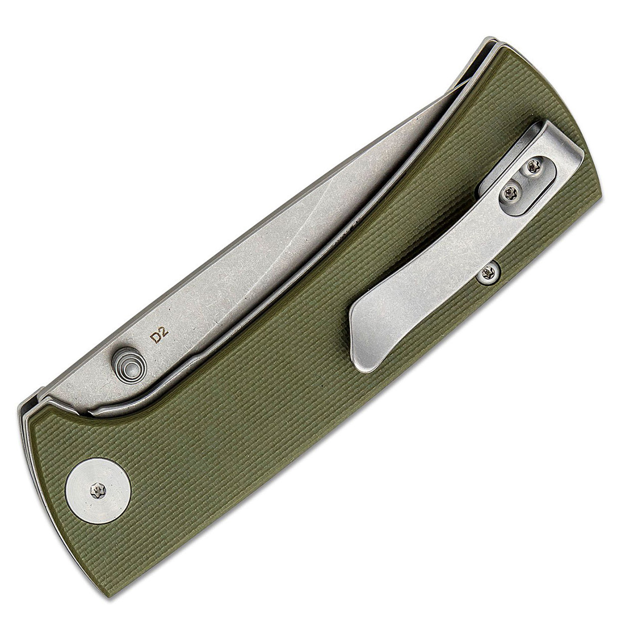 Eikonic Knives Chaves RCK9 Liner Lock Steel OD Green G10 Handle ...