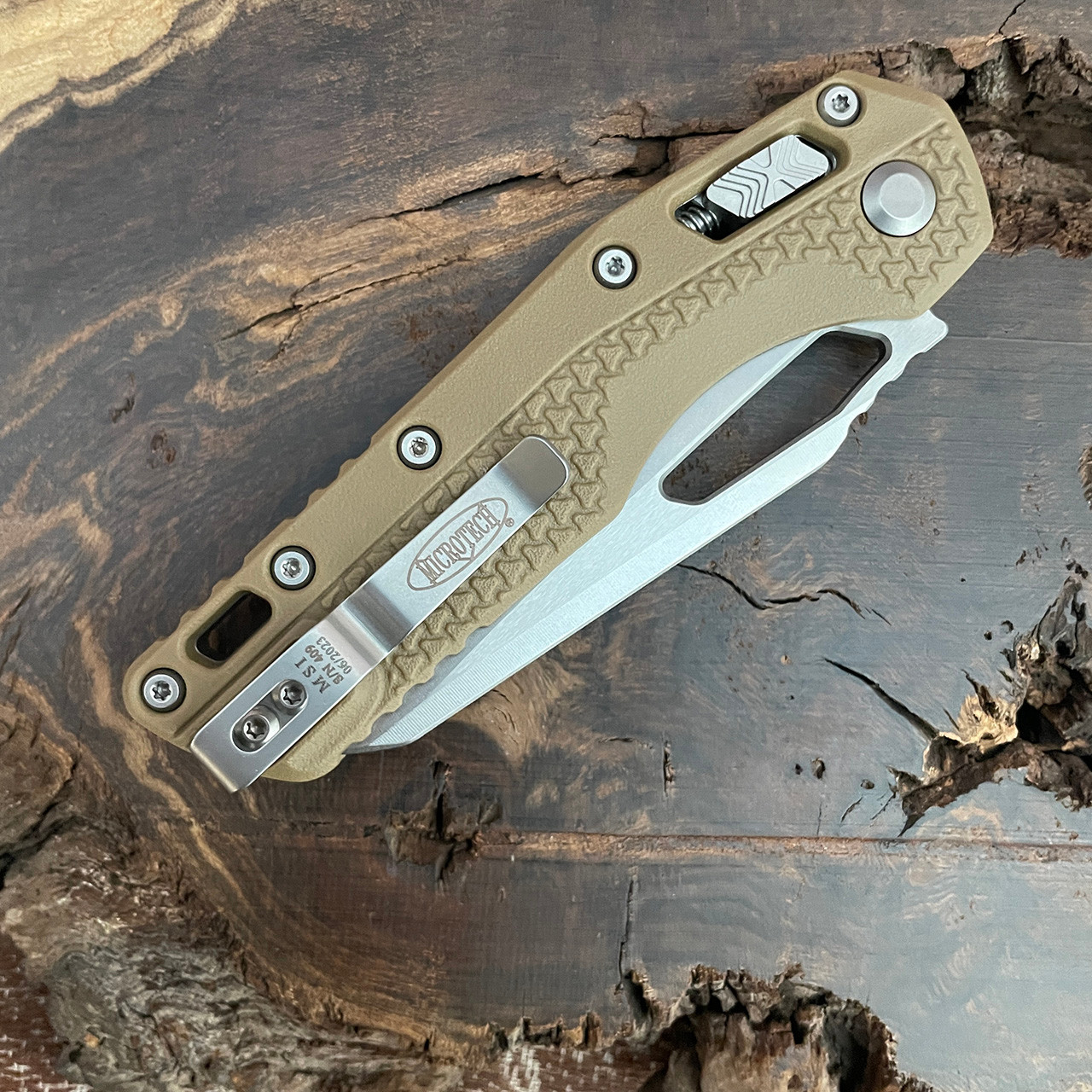 Microtech MSI RAM-LOK S/E Dark Earth Tri-Grip Injection Molded ...