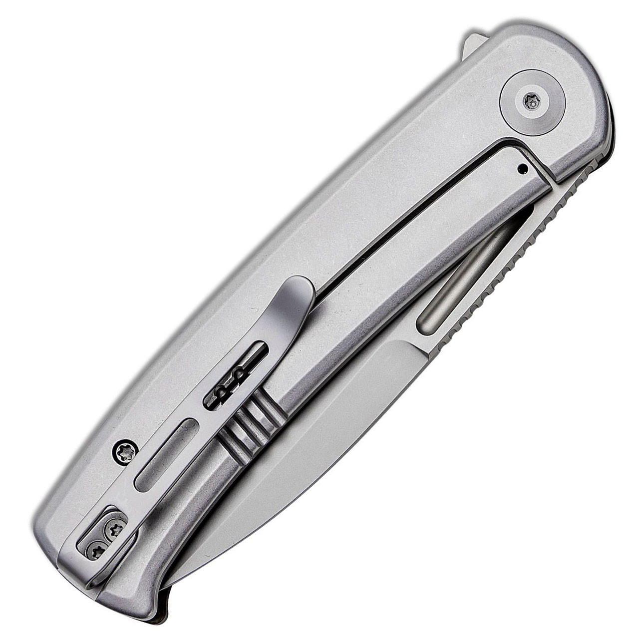 Civivi Cetos Frame Lock Coarse Brown Micarta Show Side Handle Bead ...
