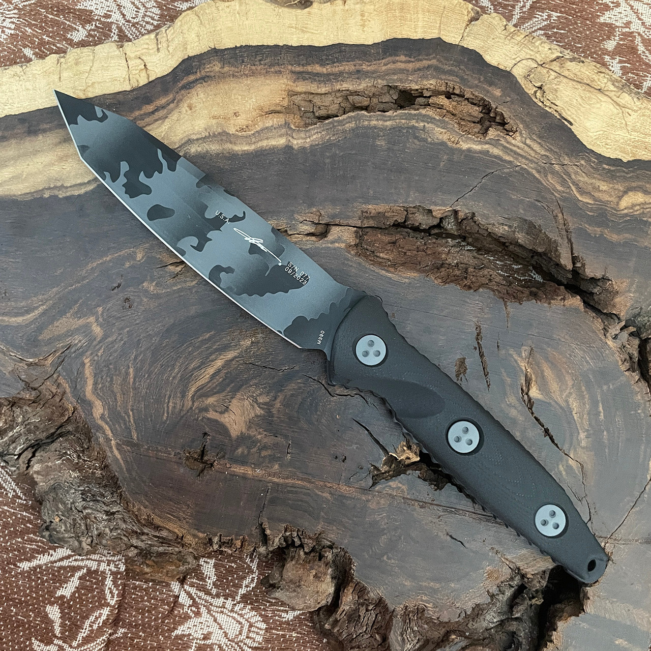 Microtech Socom Alpha Te Urban Camo Standard Signature Series 114 1ucs