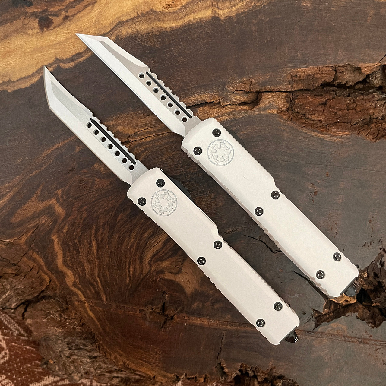 Microtech Utx 70 Storm Trooper Hellhound And Warhound Set Deep Engraved