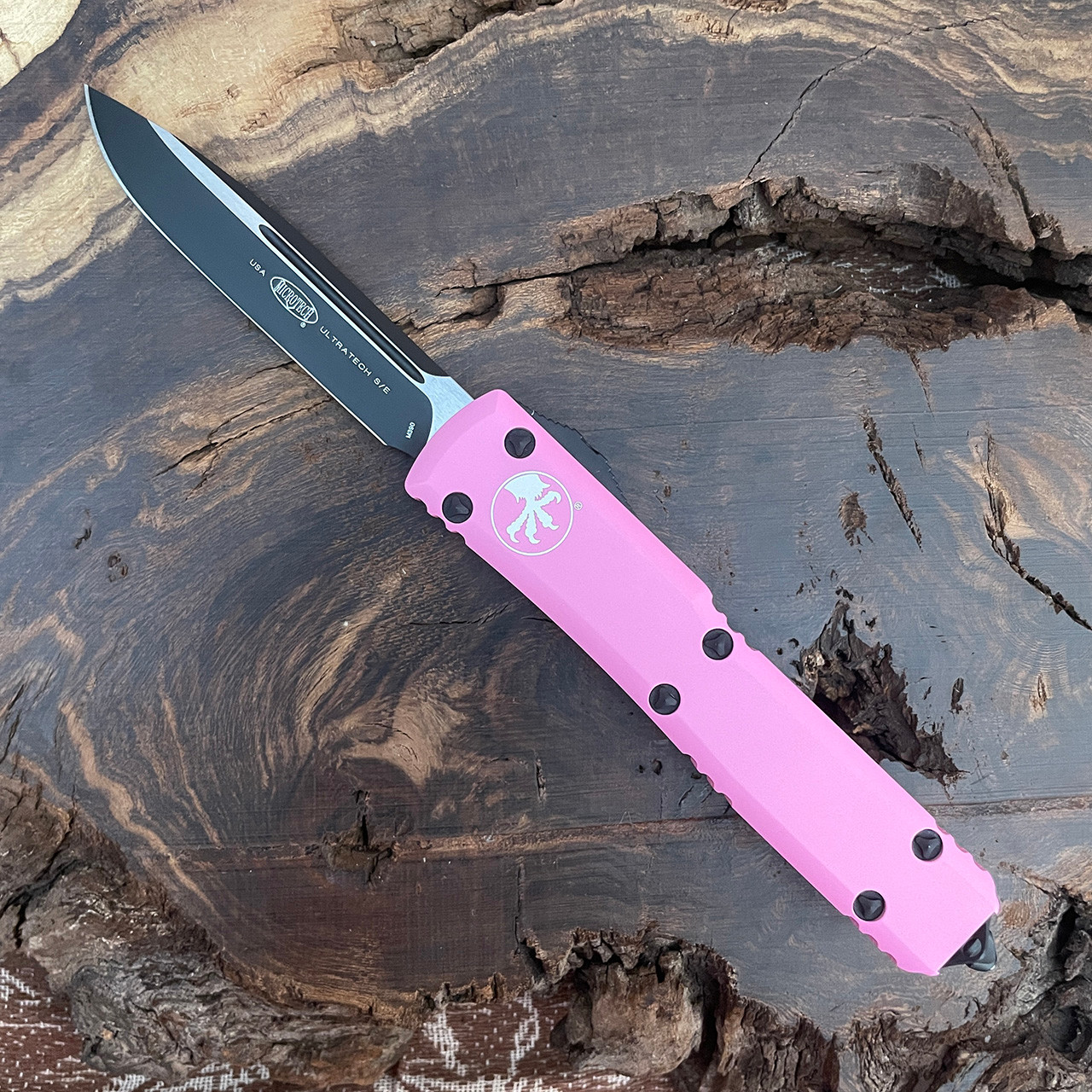 Microtech Ultratech S/E Cerakote Pink Standard 121-1BPK | American Edge ...