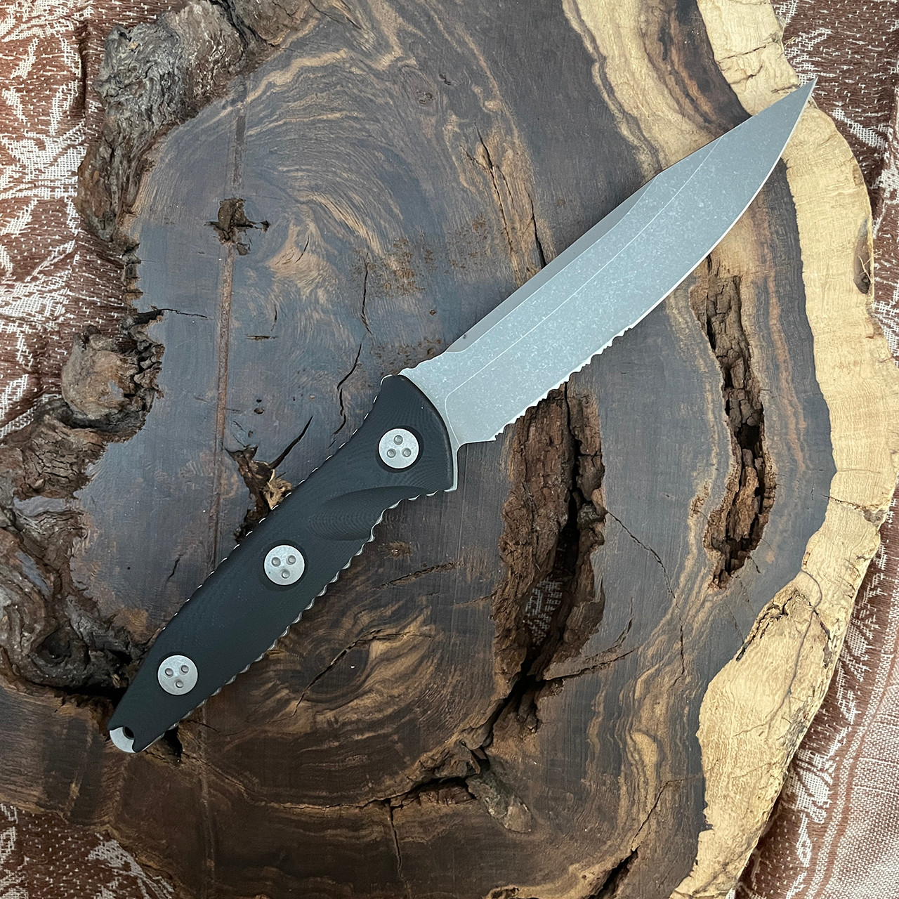 Microtech Socom Alpha S/E Apocalyptic Serrated 113-11AP | American Edge ...