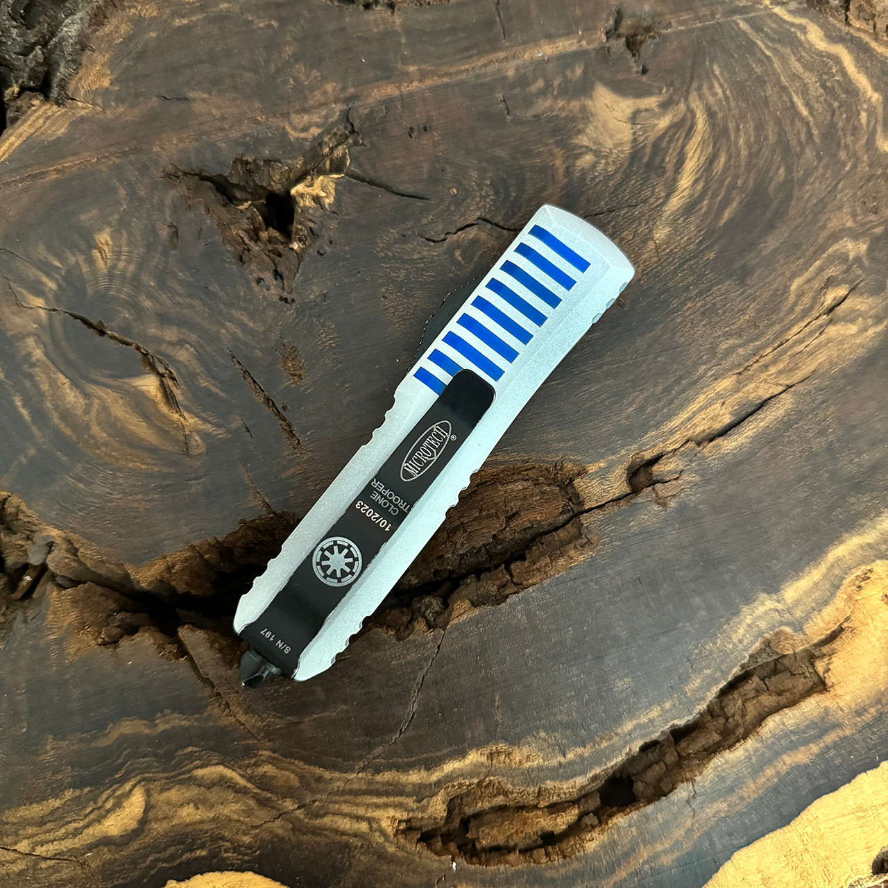 Microtech UTX-85 S/E Clone Trooper White Standard Signature Series 231 ...