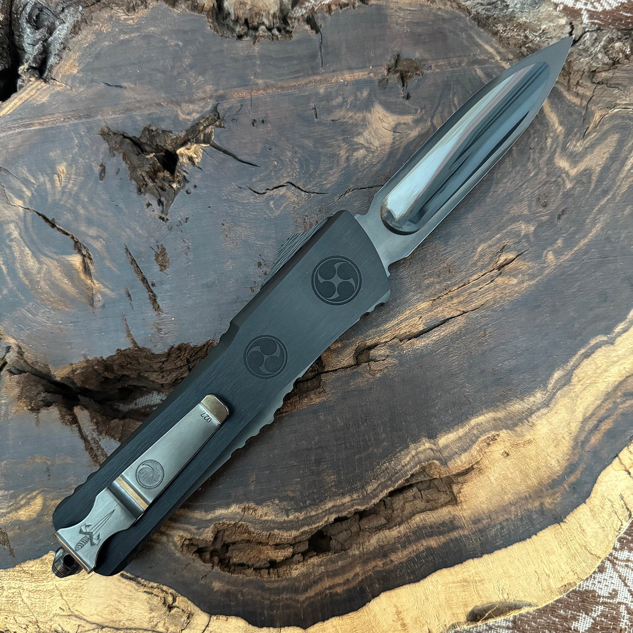 Marfione Custom Combat Troodon O-YARI D/E Hefted Black Alloy Handle w ...