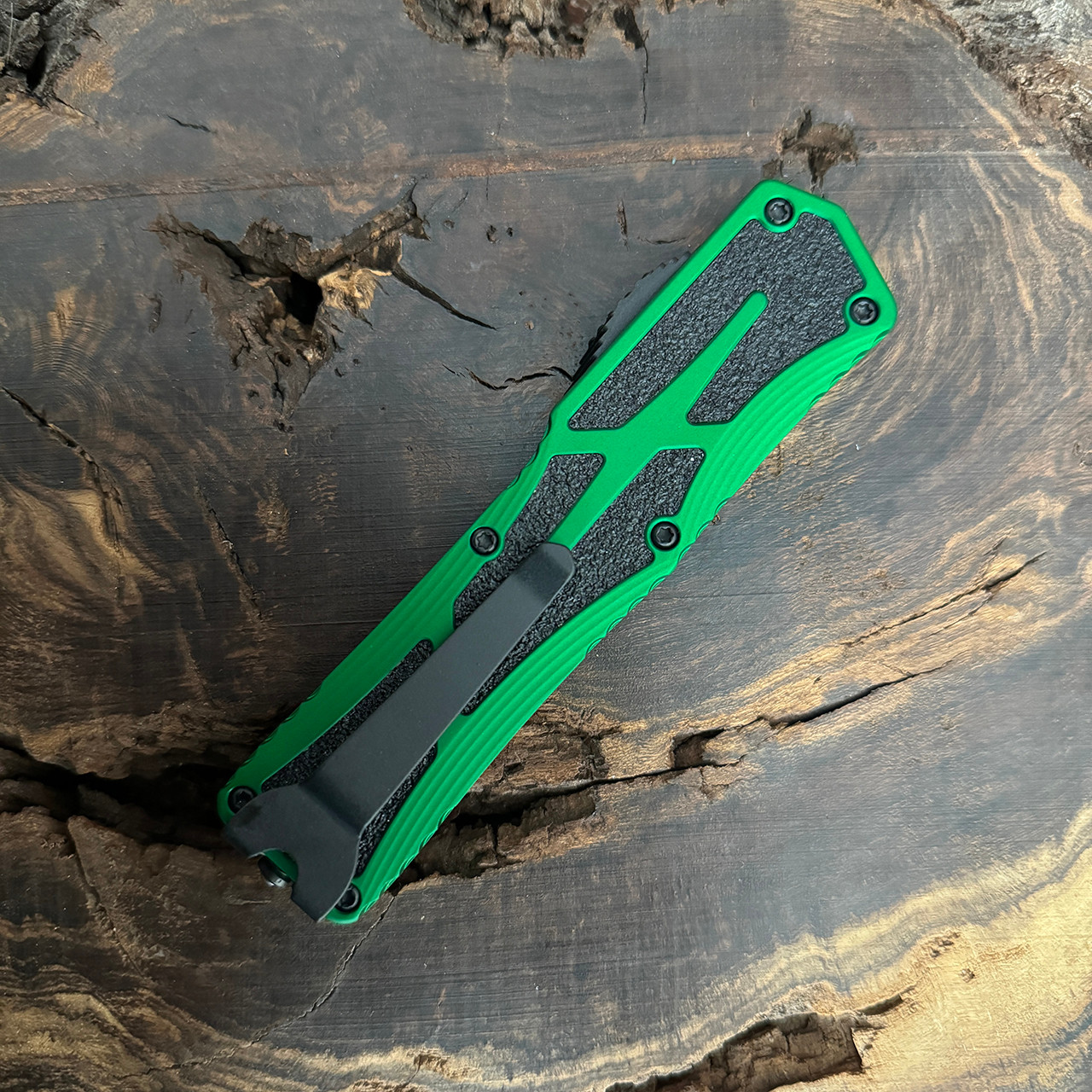 Heretic Knives Colossus Recurve Toxic Green DLC H042-6A-TXGRN | American Edge Knives