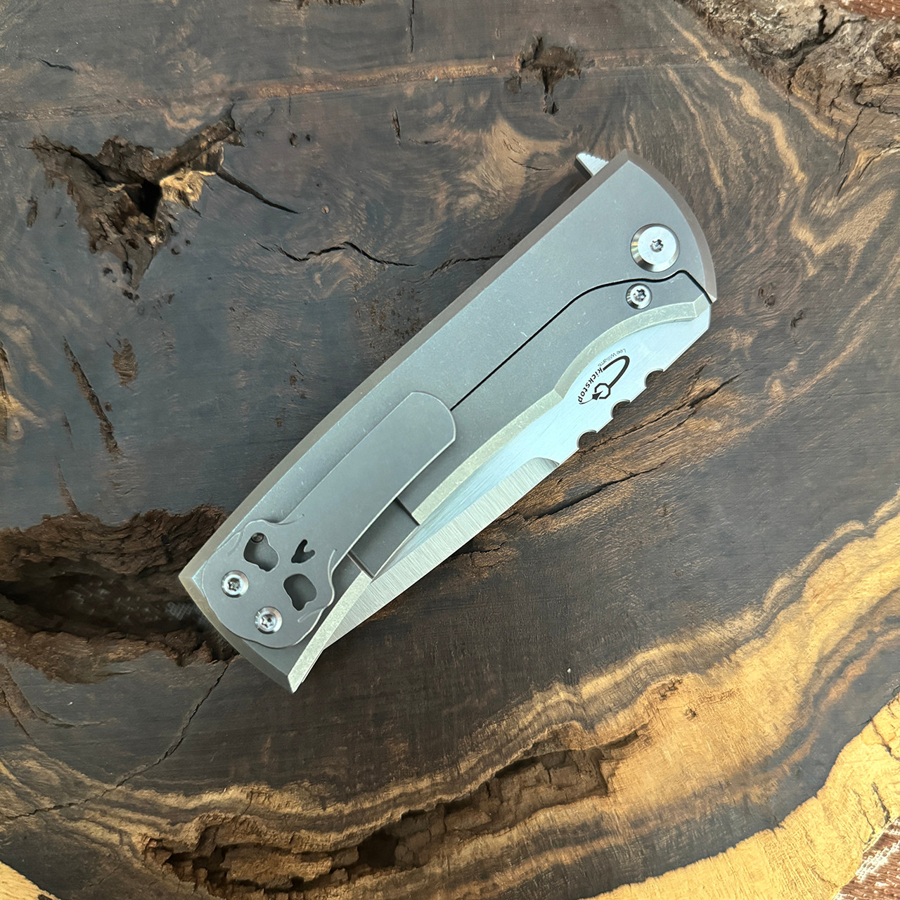 Chaves Ultramar Redencion 229 Kickstop Flipper Drop Point Stonewash ...