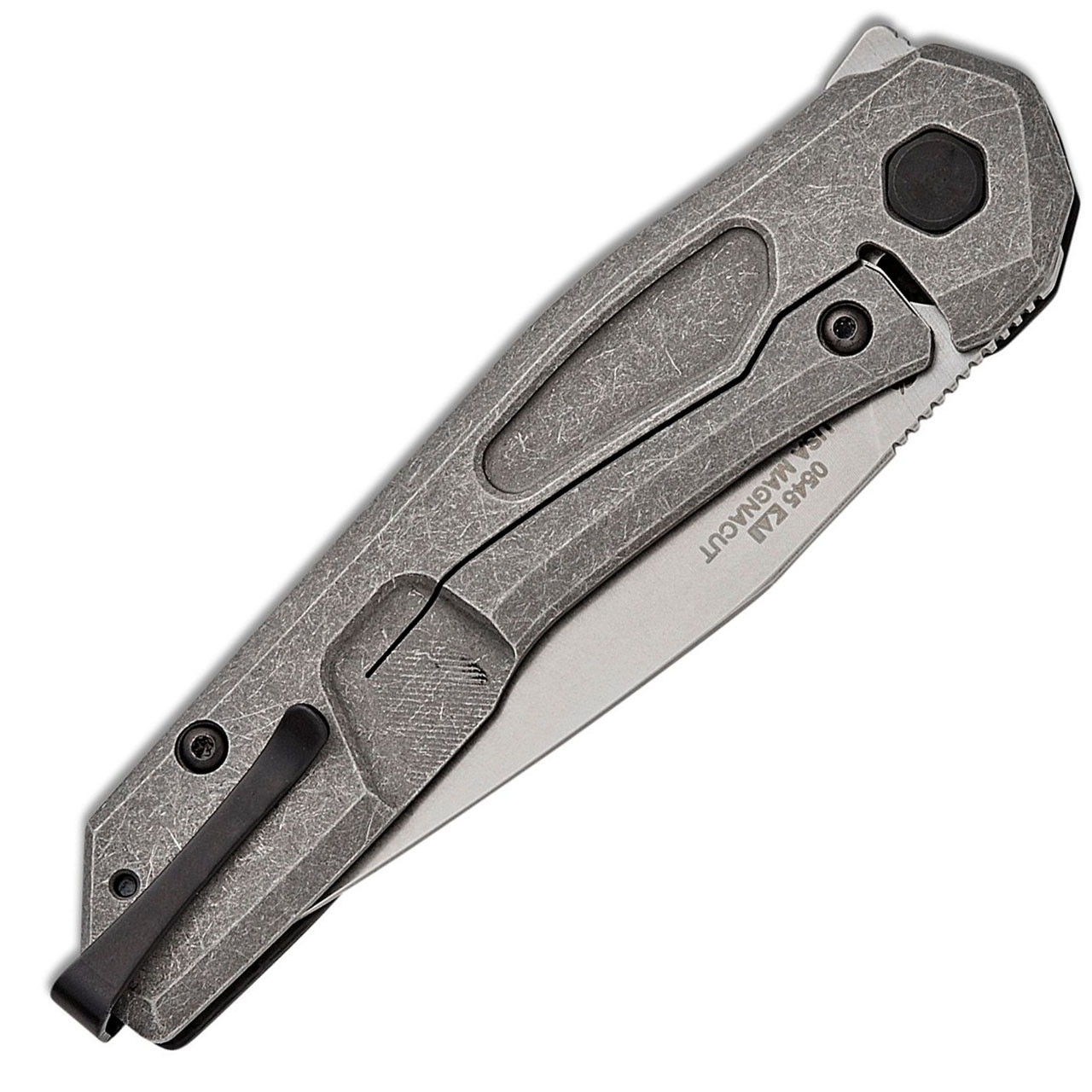 Zero Tolerance 0545 Frame Lock Flipper Carbon Fiber Titanium Handle ...