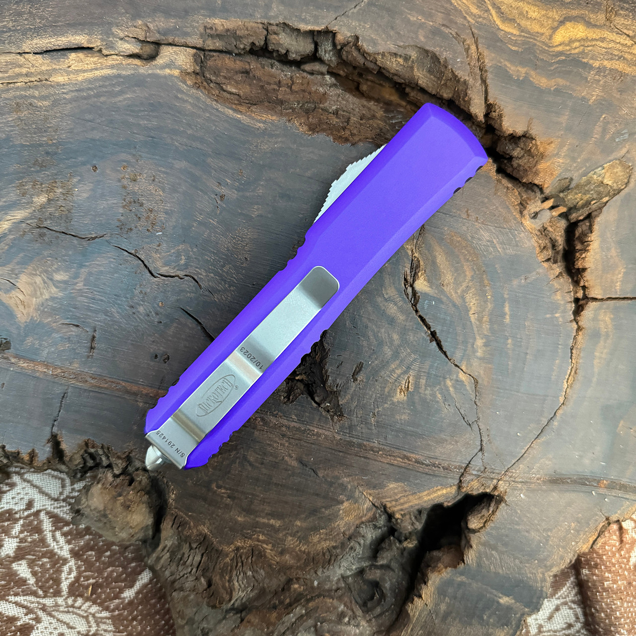 Microtech Ultratech S/E Purple Stonewash Standard 121-10PU | American ...