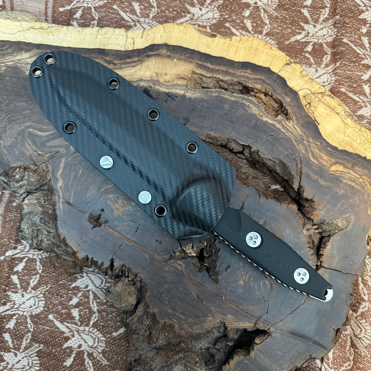 Microtech Socom Alpha T/E Stonewash Full Serrated 114-12 | American ...