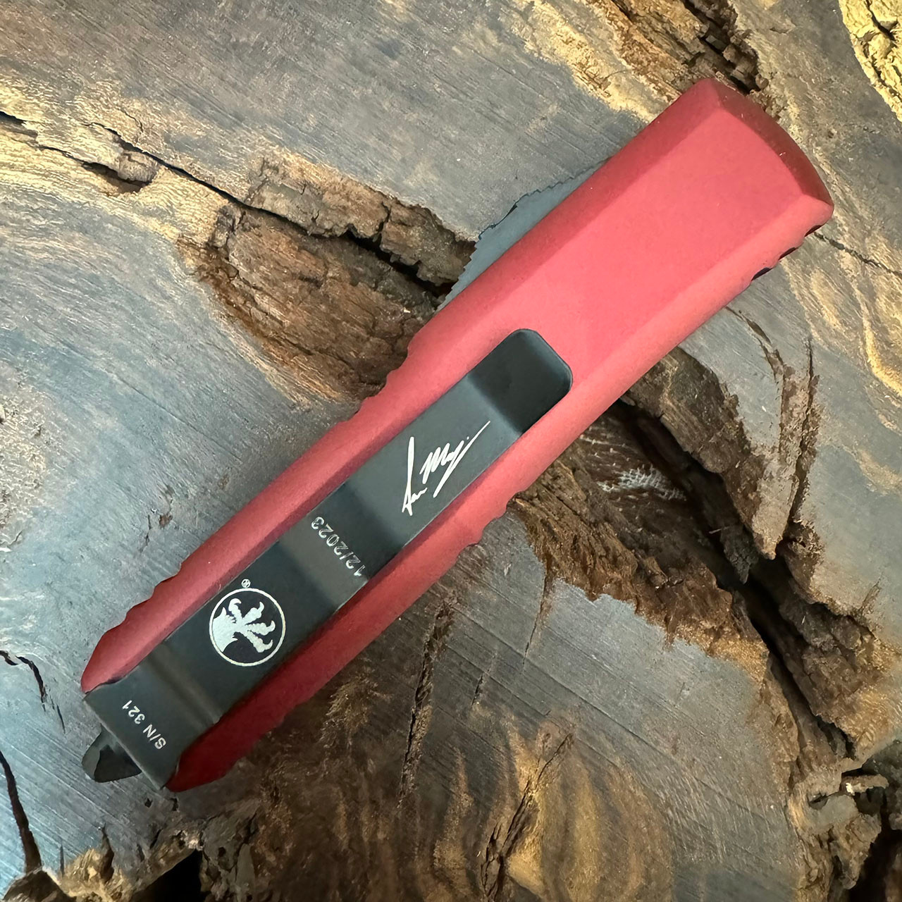 Microtech Utx 85 Warhound Merlot Standard Signature Series 719w 1mrs