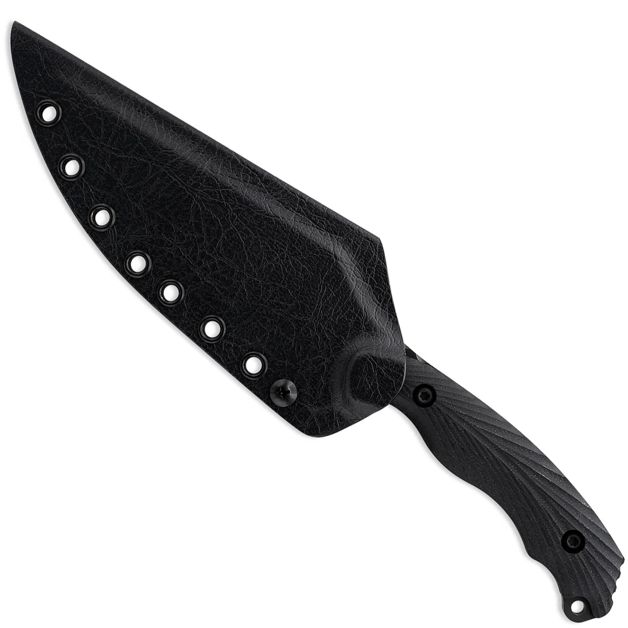 Toor Knives Raven Fixed Blade Carbon G-10 Handle Black Blade | American ...