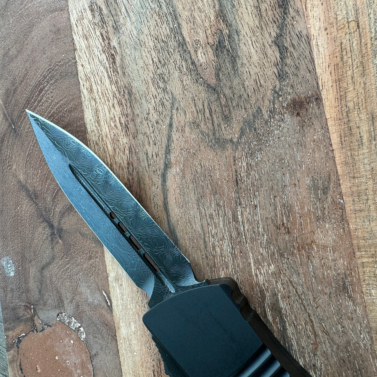 Microtech Combat Troodon De Shadow Dlc Damascus Dlc Hardware Standard