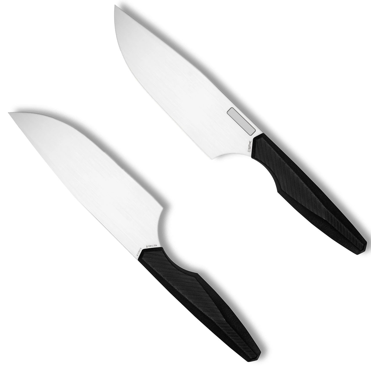 Vero Engineering Chef 6" Kitchen Knife Black G10 Handle Hand Satin ...